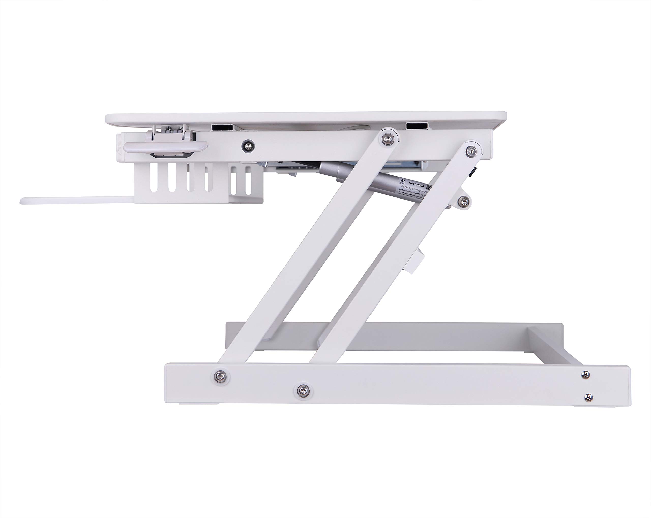 Rocelco 32" Height Adjustable Standing Desk Converter - Quick Sit Stand ...