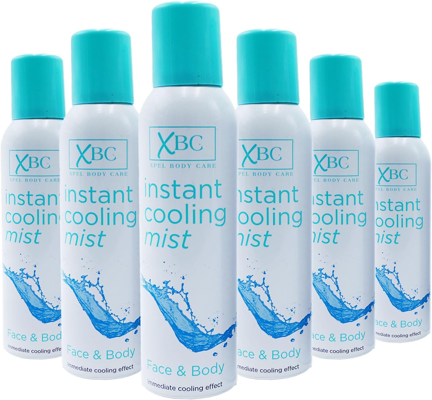 XBC Instant Cooling Face & Body Mist Spray 150ml 6 Packs : Amazon.co.uk ...