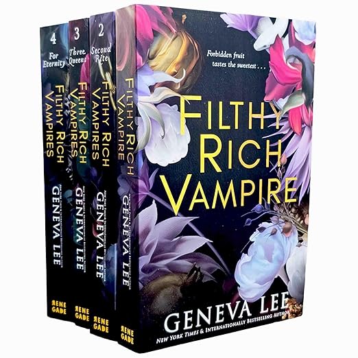 Filthy Rich Vampires Series By Geneva Lee 4 Books Collection Set (Filthy Rich Vampire, Second ...