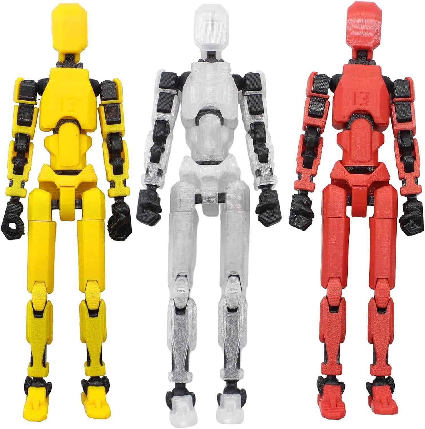 UDIYO Figuras de acción, juguetes movibles articulados, robot móvil ...