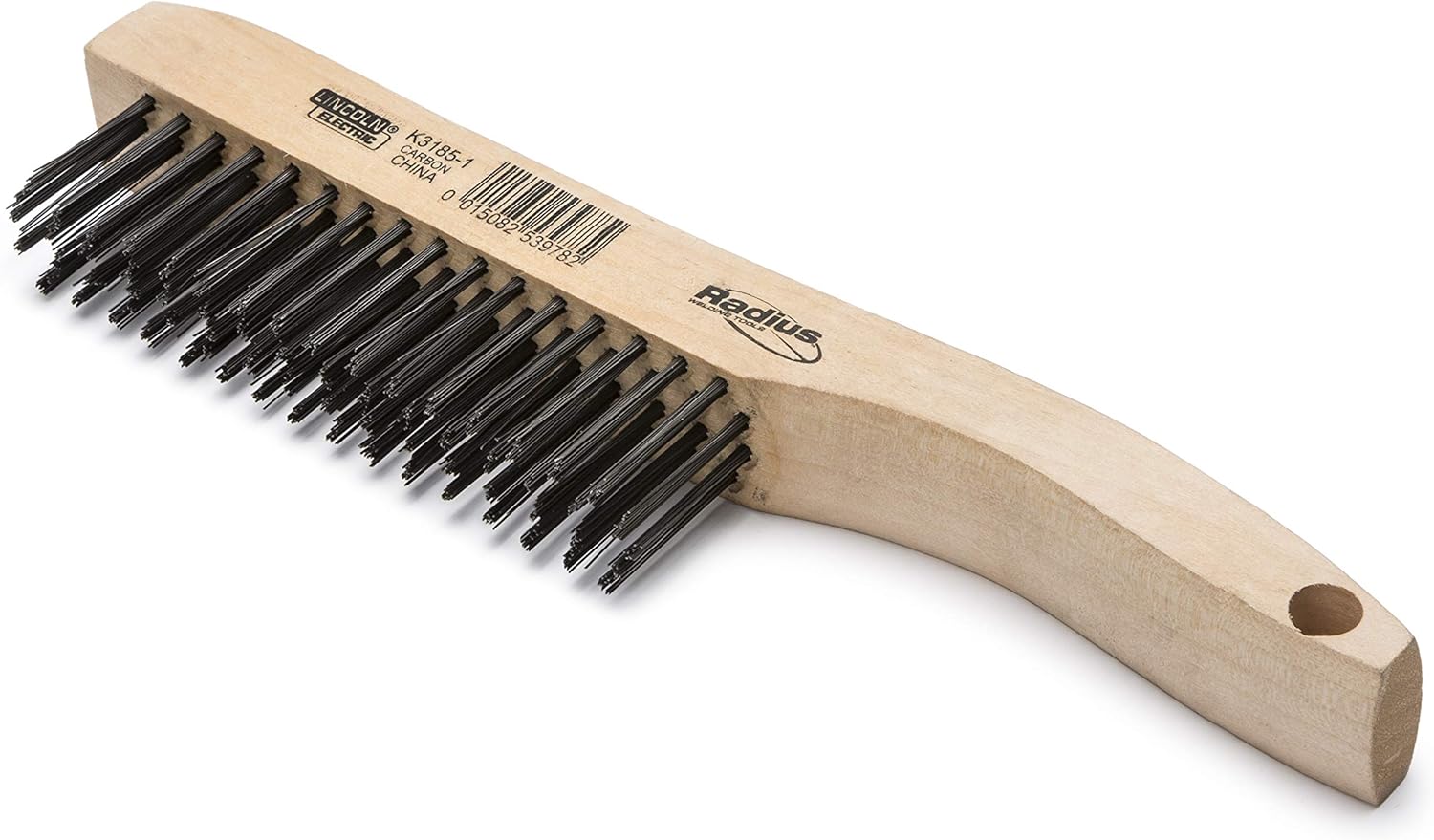 Lincoln Electric K3185-1 Carbon Steel Wire Brush, 4 x 16 Bristle Rows ...
