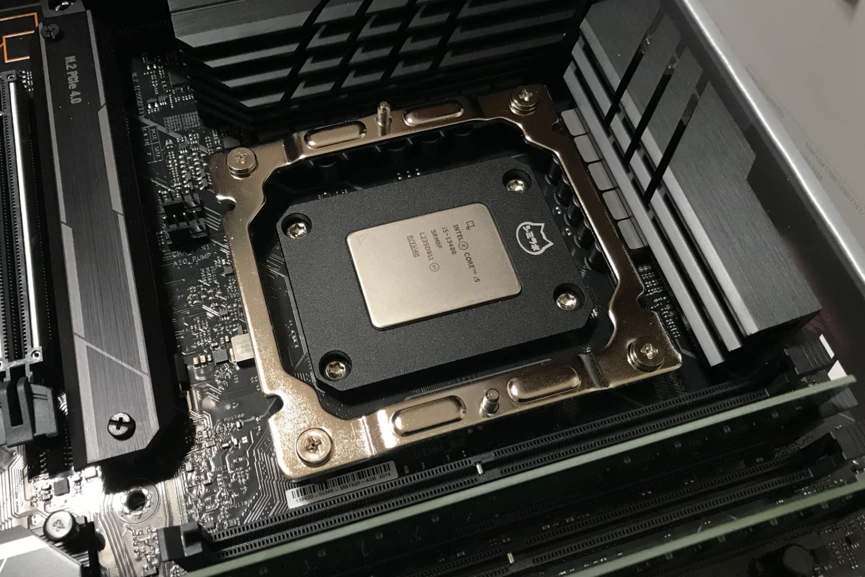 Amazon.co.jp: SHIMI-LAB (Shinwa Sangyo) Intel LGA1700 CPU Warp Prevention Frame SMZ-CPUF-1700G ...