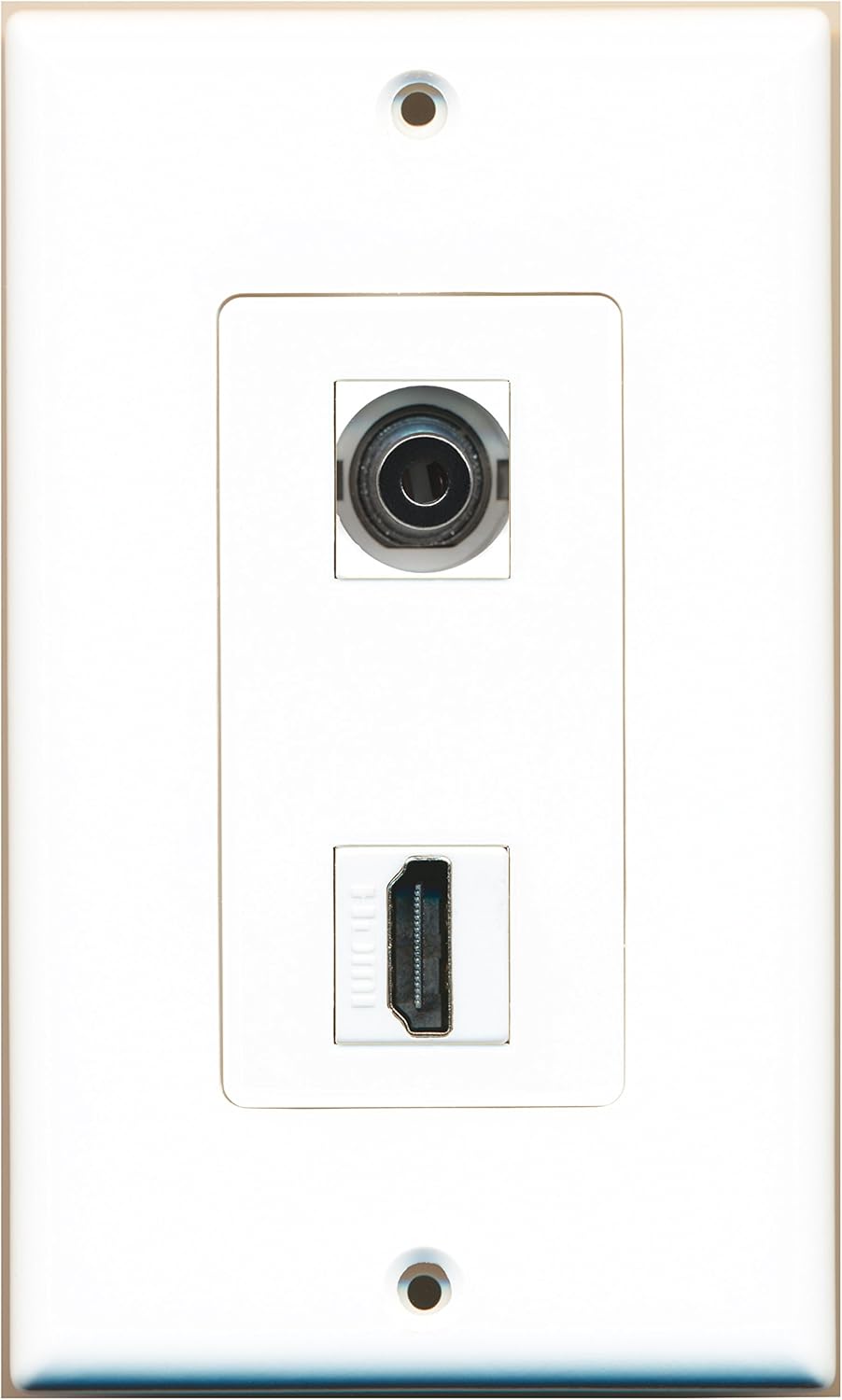 Amazon.com: RiteAV - 3.5mm Audio Headphone Jack and 1 HDMI Port Wall ...