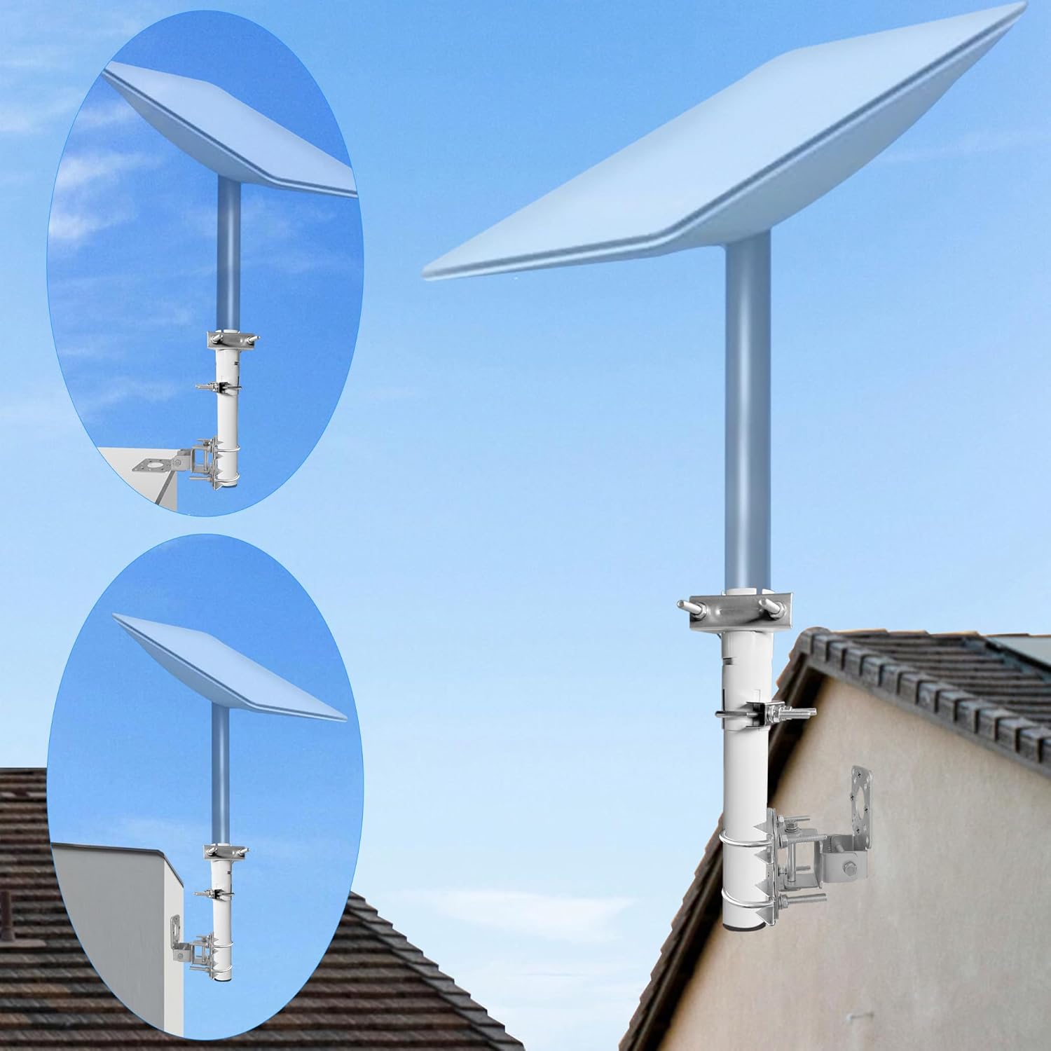 Universal Starlink Mount Kits, Stainless Steel Adjustable Starlink ...