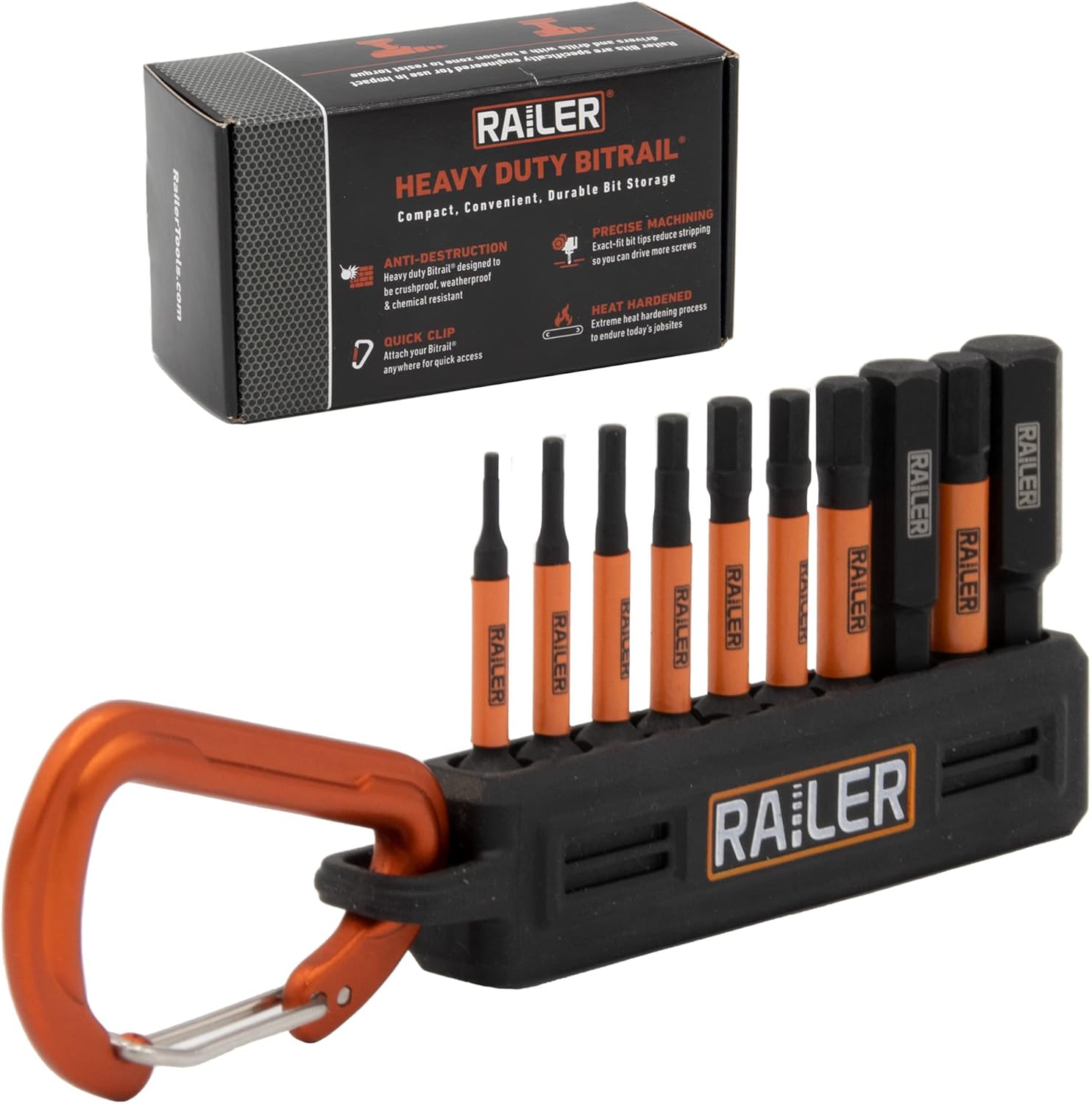 Hex Bit Set - Railer 2 Inch Impact Driver 10pc Metric Hex Bit Set With ...