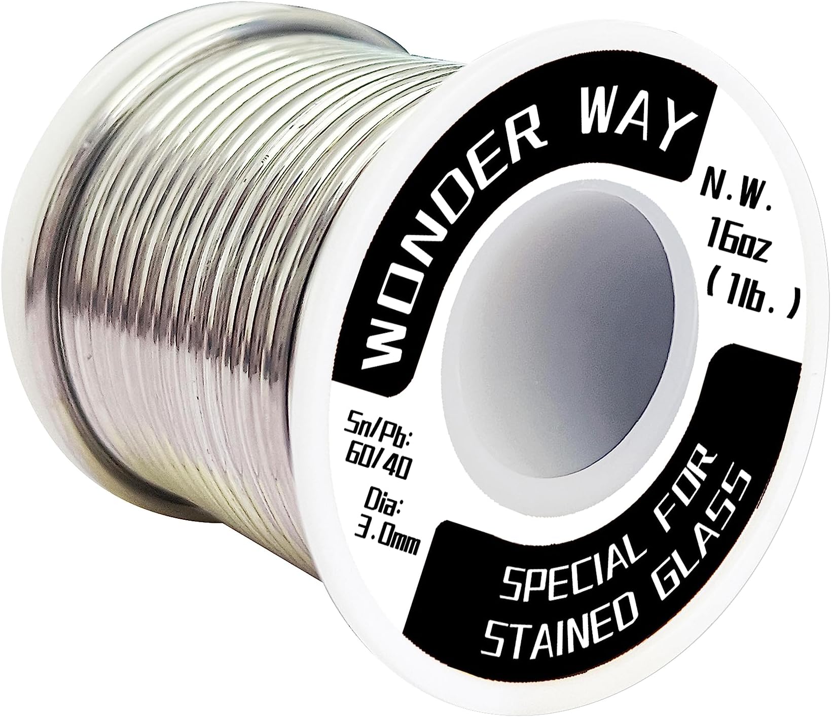 Sn60/Pb40 Tin Lead Solder Wire For Stained Glass 3.0mm Dia No Flux ...