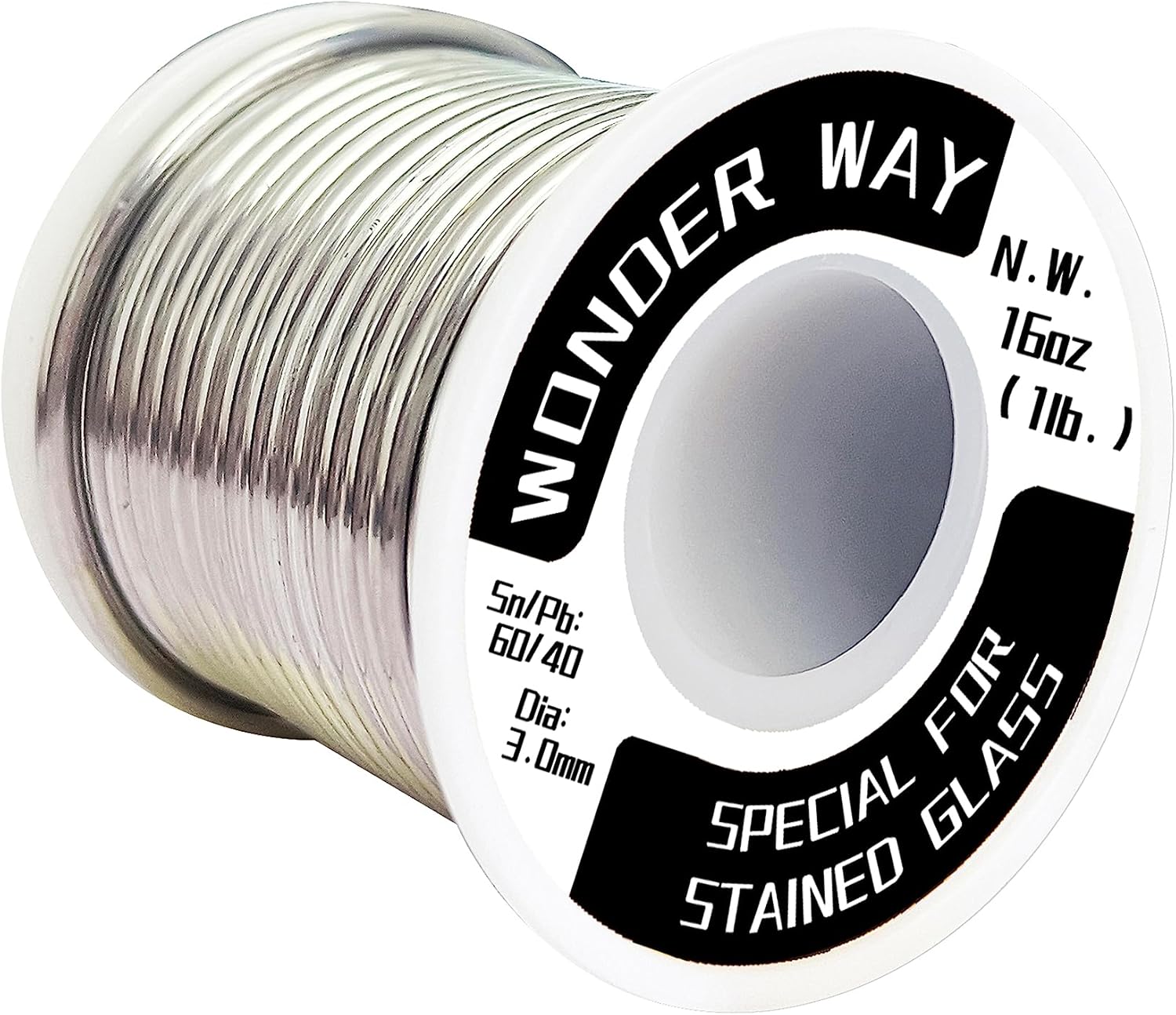 Sn60/Pb40 Solder Wire for Stained Glass Copper Foil, Tiffany Lamps ...