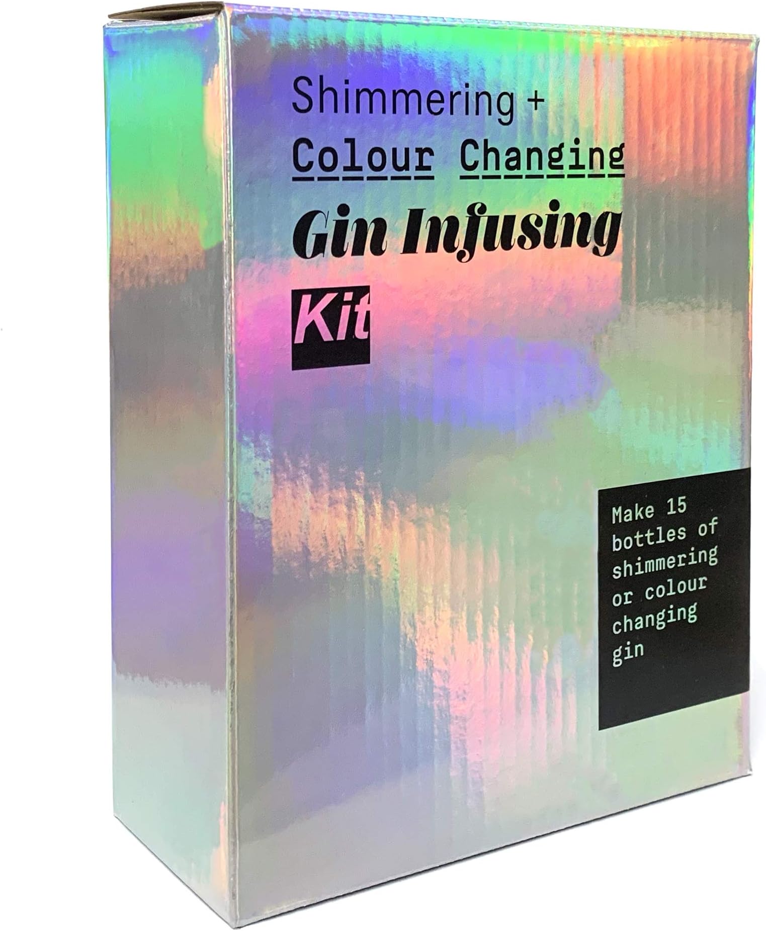 Shimmering & Colour Changing Gin Infusing Kit - Make 15 Bottles of Your ...