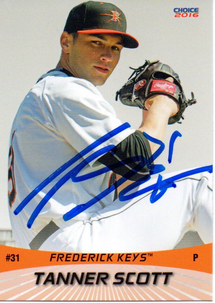 Amazon.com: Tanner Scott 2016 Frederick Keys Signed Card : Everything Else