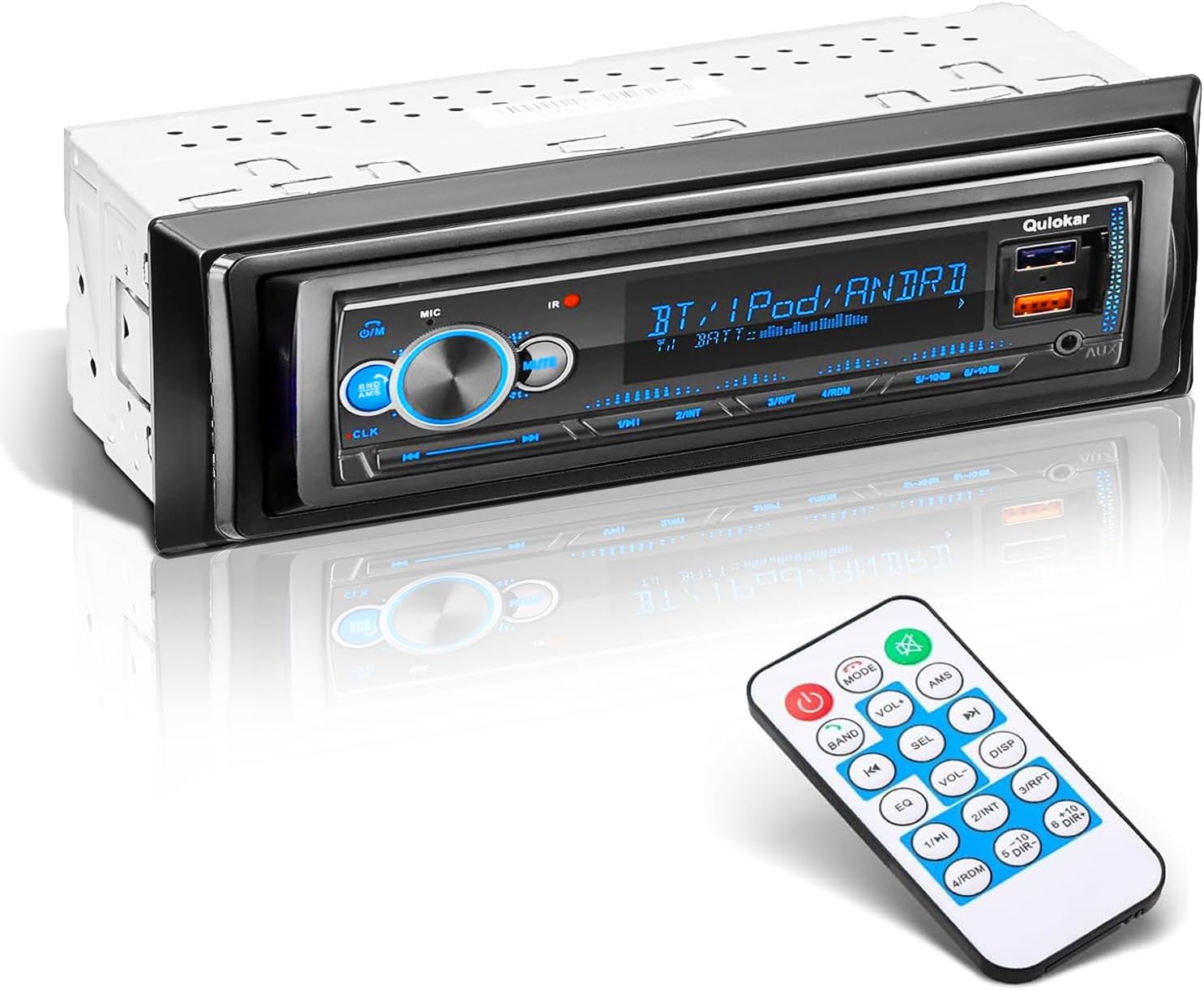 Amazon.com: VIGORTHERIVE Car Radio Stereo 520 Bluetooth Auto Radio with ...