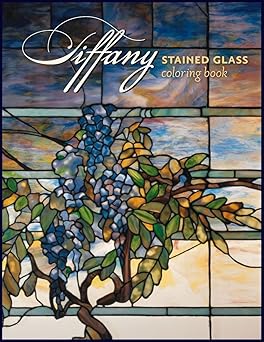 Tiffany Stained Glass Coloring Book: Pomegranate Communications, Inc ...