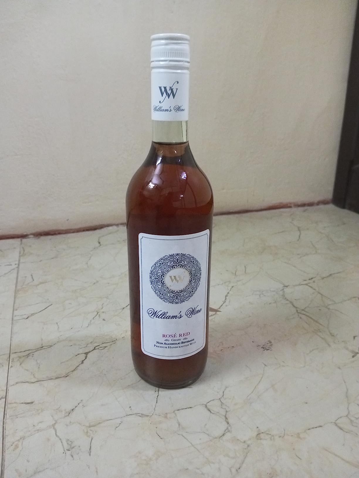 William’s Wine Non Alcoholic Rose Red (Grape) 750 ML : Amazon.in ...
