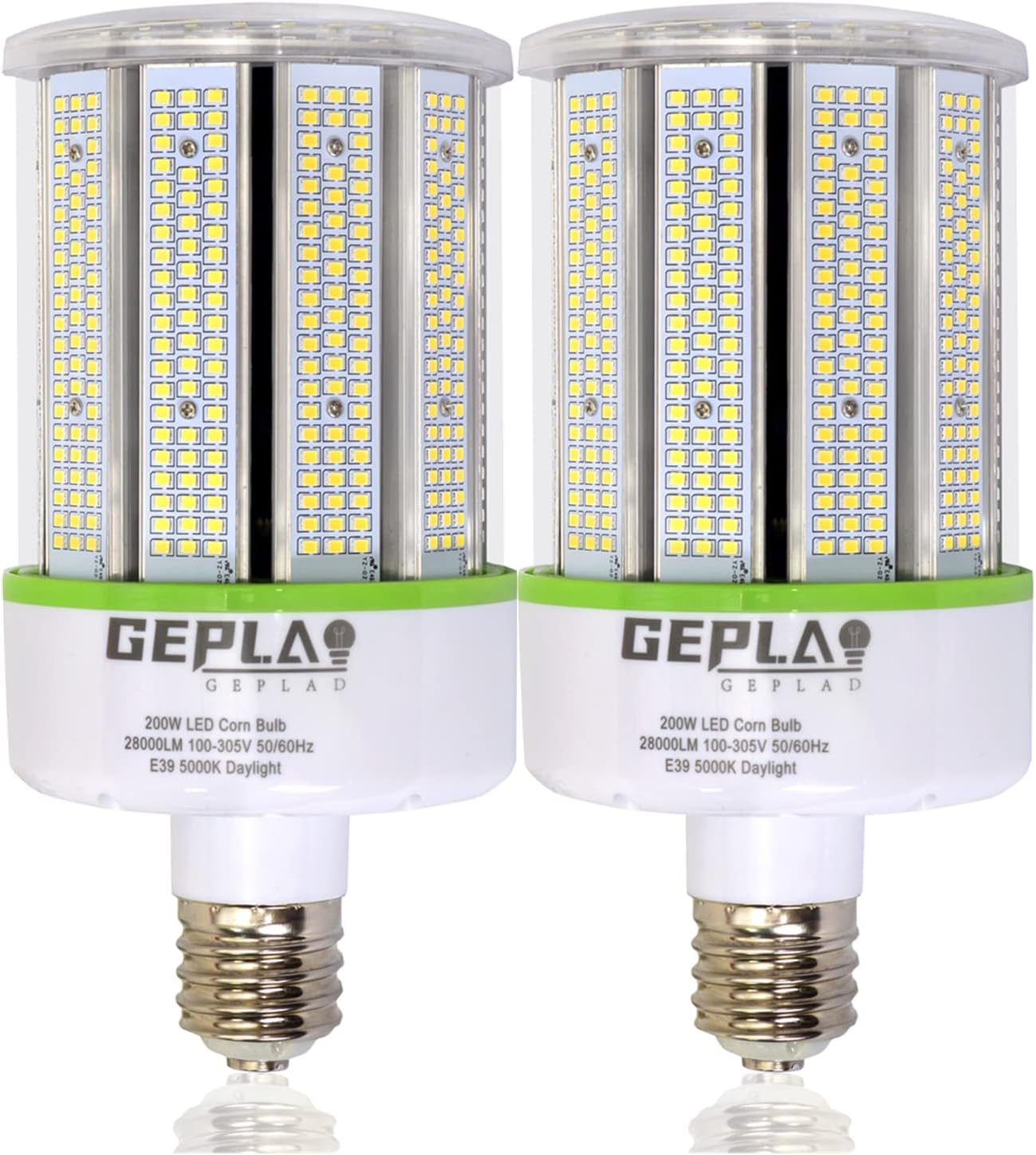2-Pack 200W LED Corn Light Bulb, E39 Mogul Base 5000K Daylight 28,000LM ...