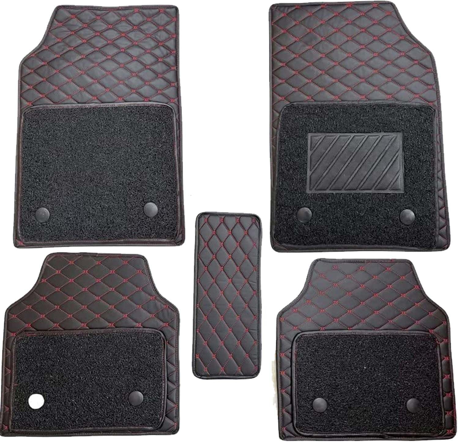 CARBINIC Leather 4D Car Mats - Universal Fit Premium Double Layered Car ...