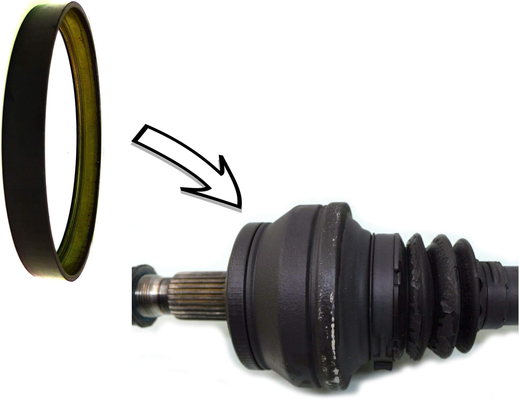 Amazon.com: One ABS Tone Ring (Rubber Relutor Ring) With Magnetic ...