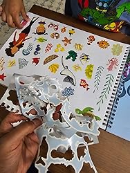 Amazon.com: Sticker Coloring Books for Kids Ages 4-8: Reusable 700 ...