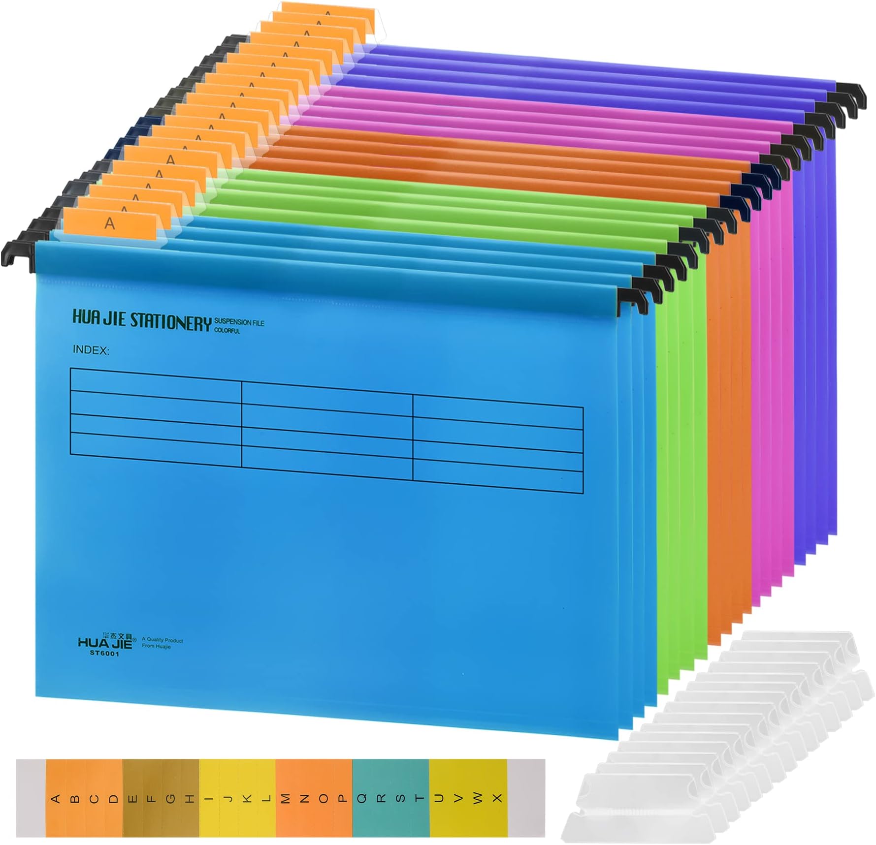 Toowood 20PCS A4 Suspension Files, PP Material Hanging Clip Fast Labor ...