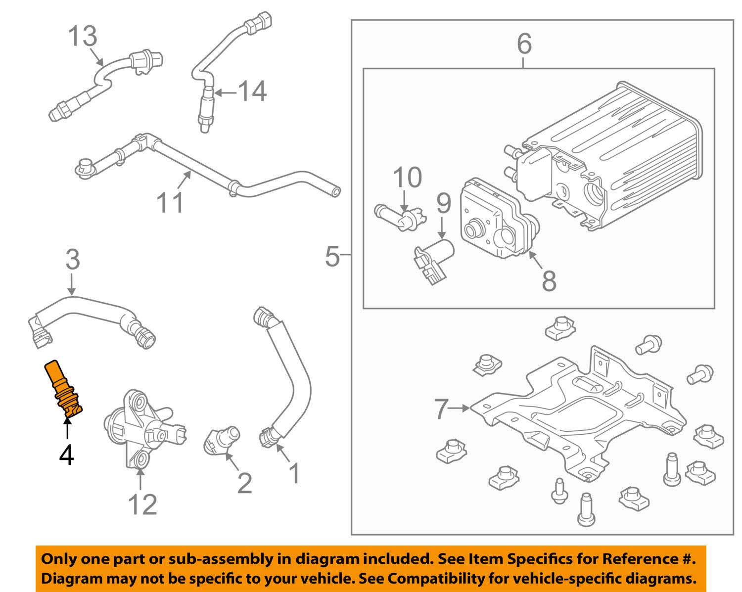 Snapklik.com : 7L3Z-6A666-A Genuine Valve Assembly