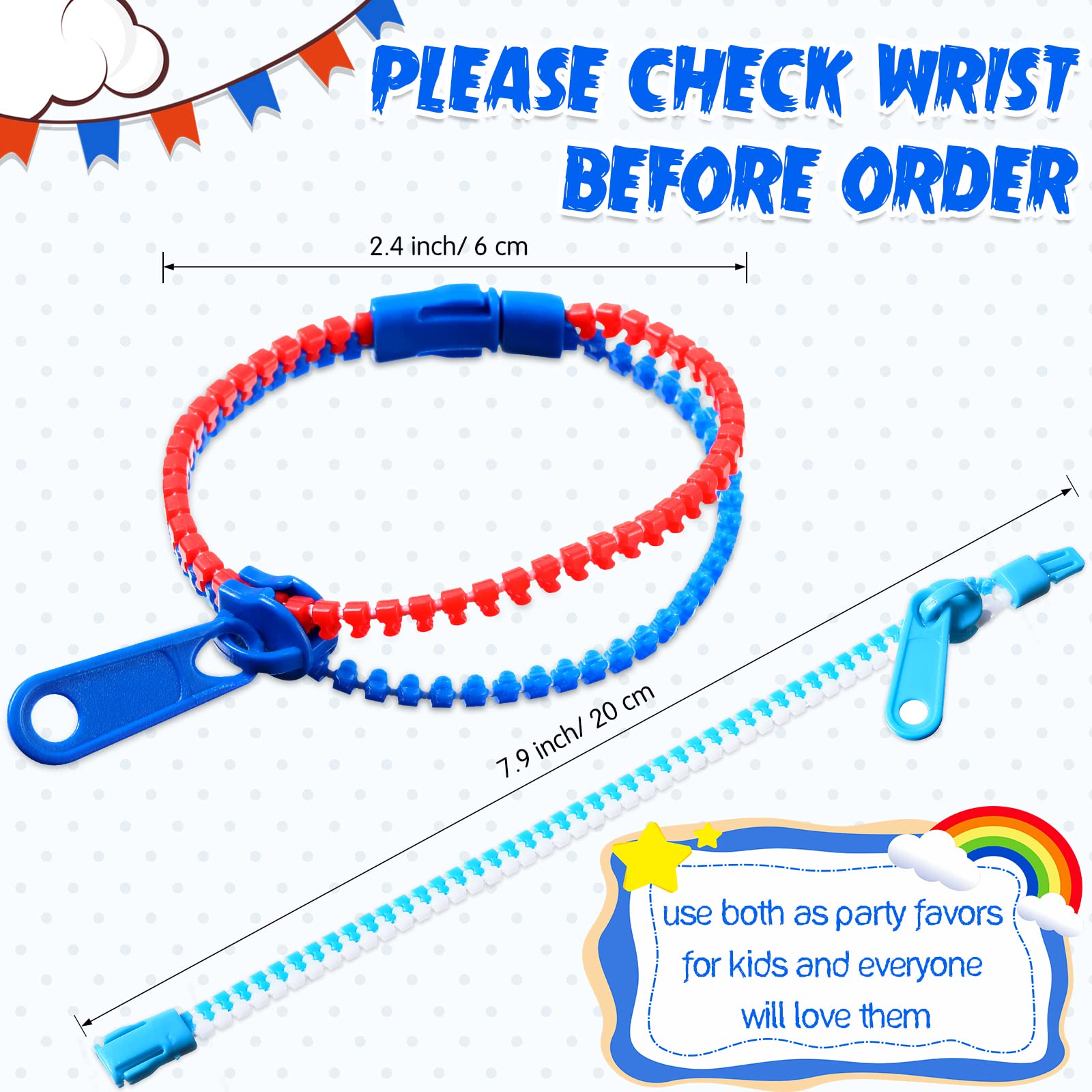 Neon Zipper Bracelet