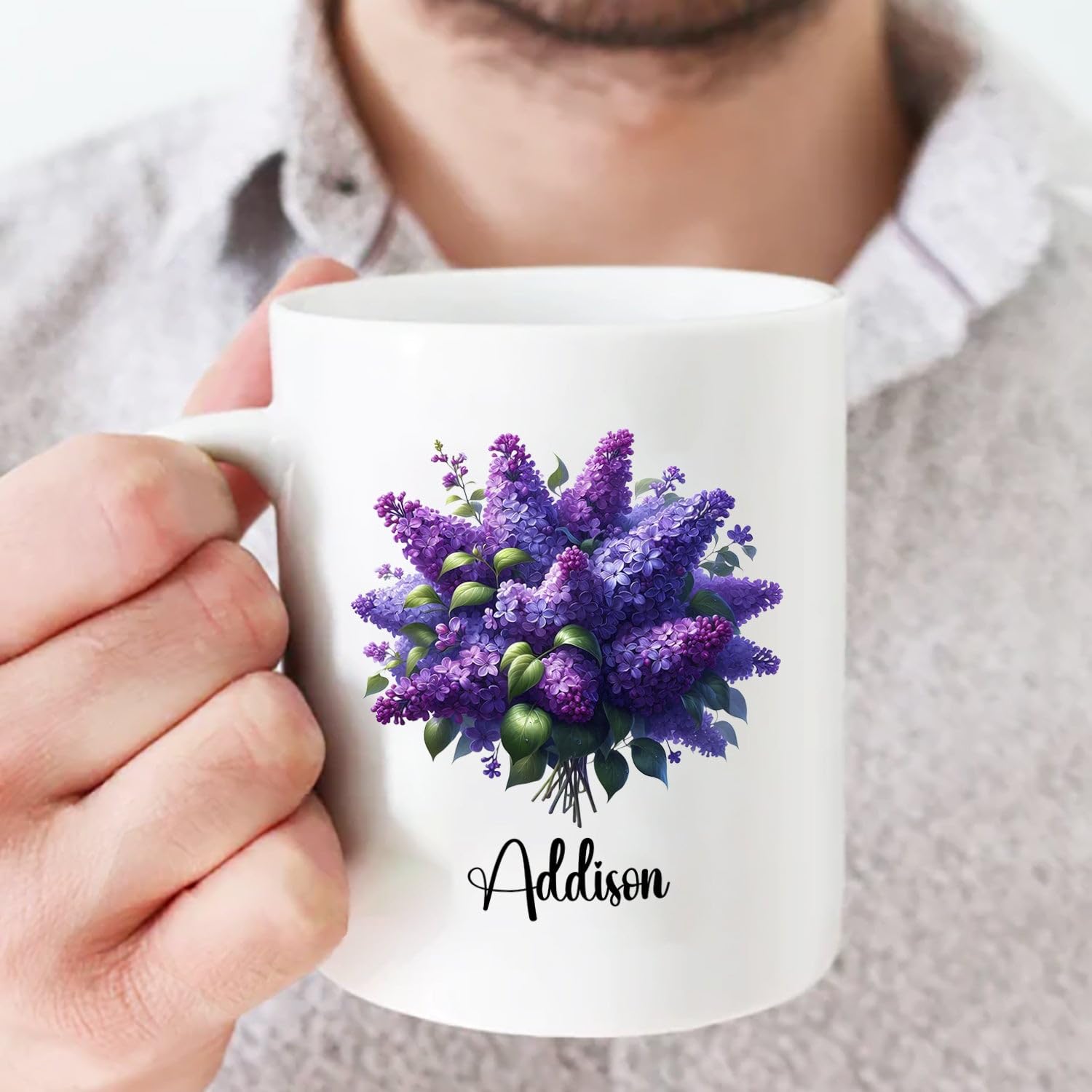 Coffee Smile And Lilac Skin