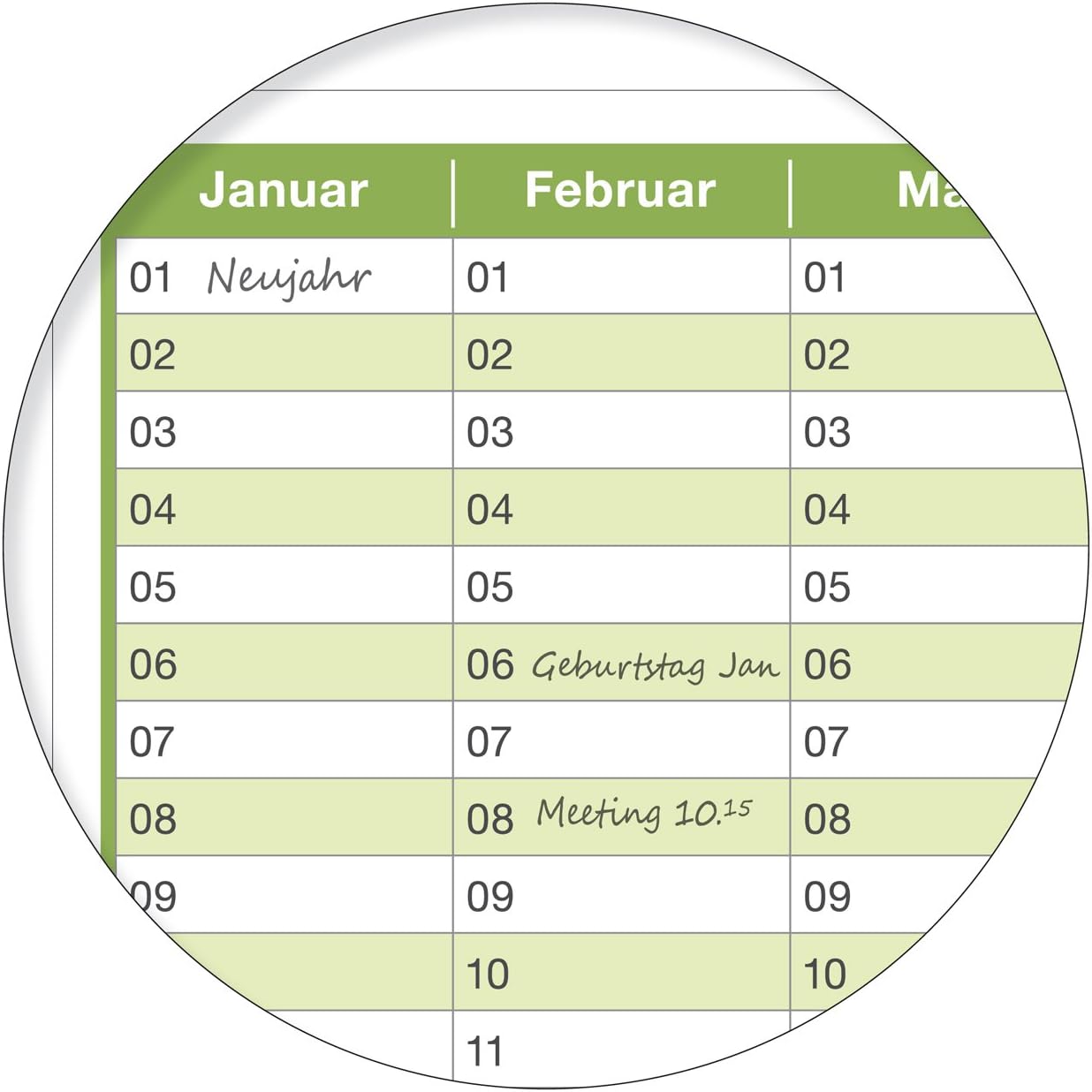 Permanent Calendar a3 – BigaMart