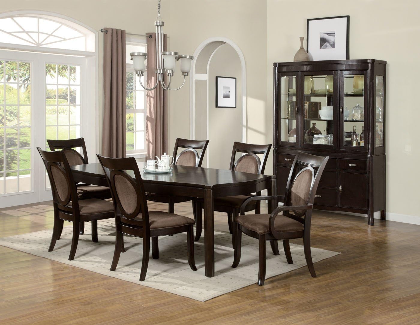 Amazon.com: Acme 0 Vienna Dining Table, Dark Cherry Finish : Home & Kitchen