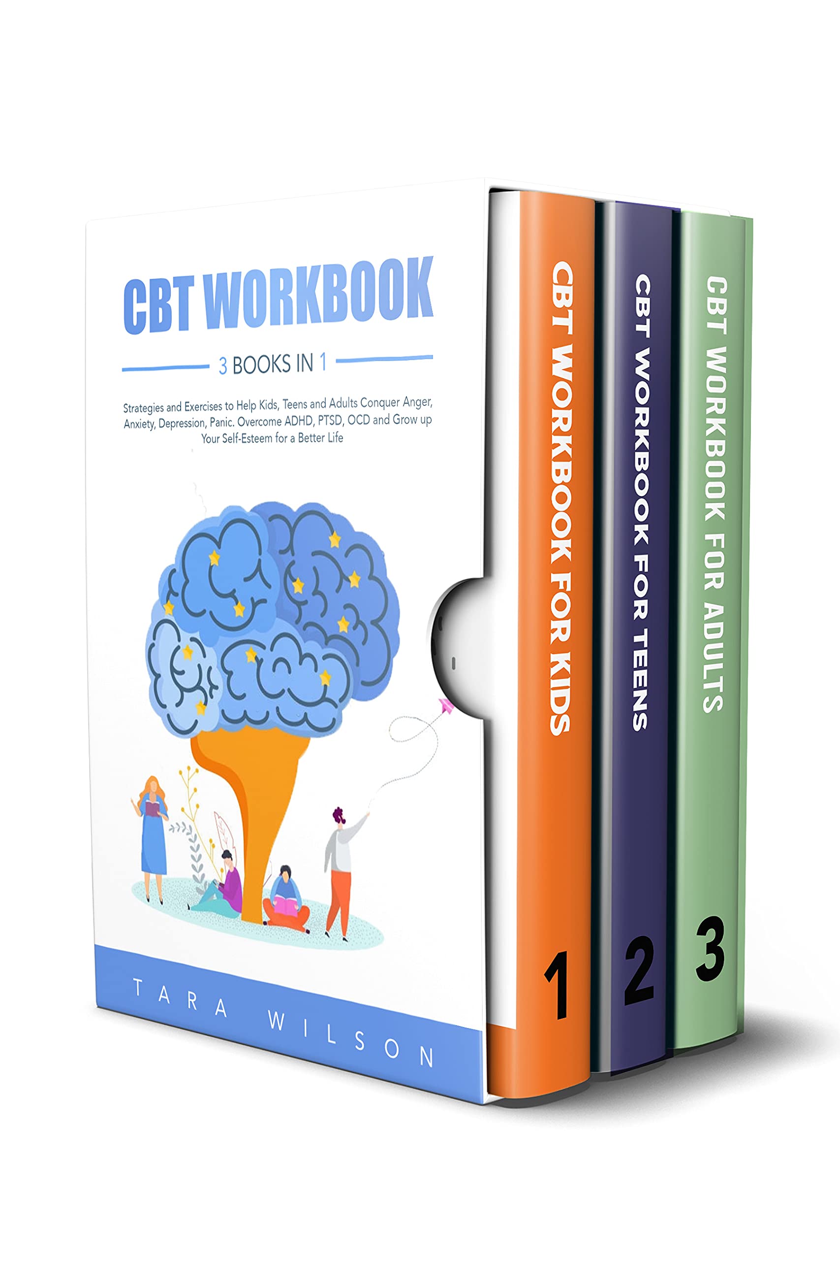 Buy CBT Workbook: 3 Books in 1 Strategies and Exercises to Help Kids ...