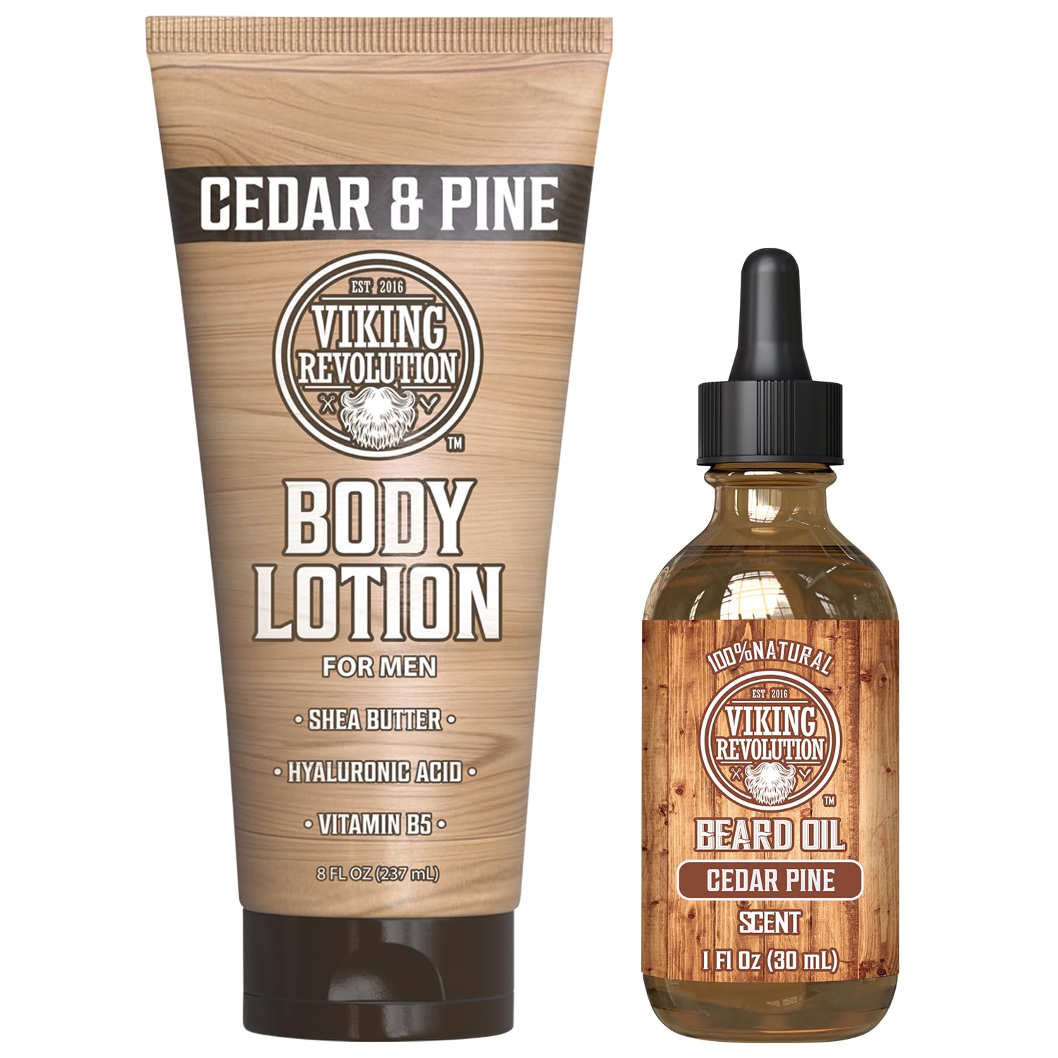 Amazon.com : Viking Revolution Cedar and Pine Beard Oil for Men and ...