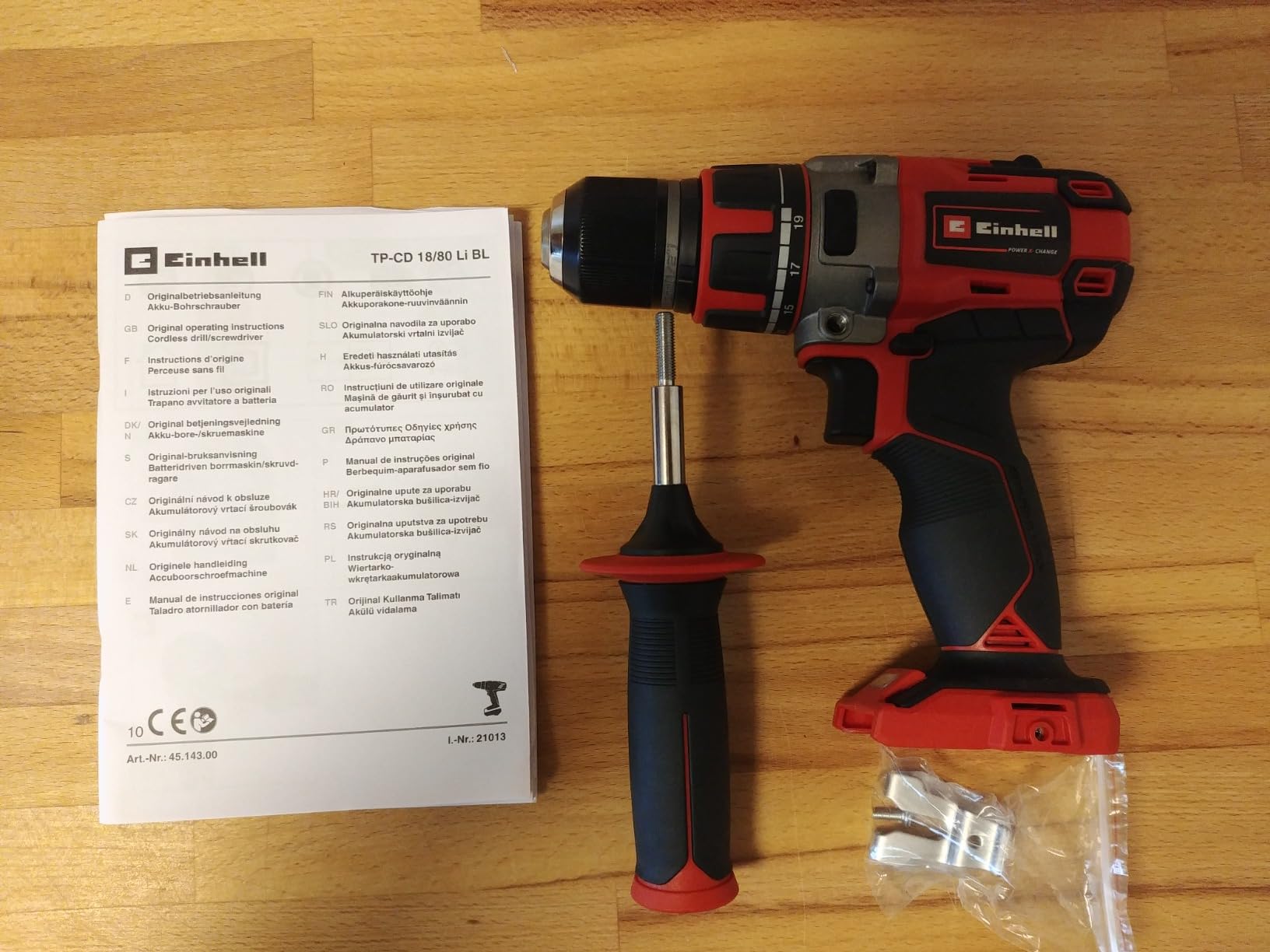 Einhell Professional Akku-Bohrschrauber TP-CD 18/80 Li BL-Solo Power X ...