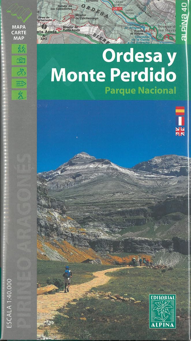 Ordesa y Monte Perdido PN carte&guide, map&hiking guide: Amazon.co.uk ...