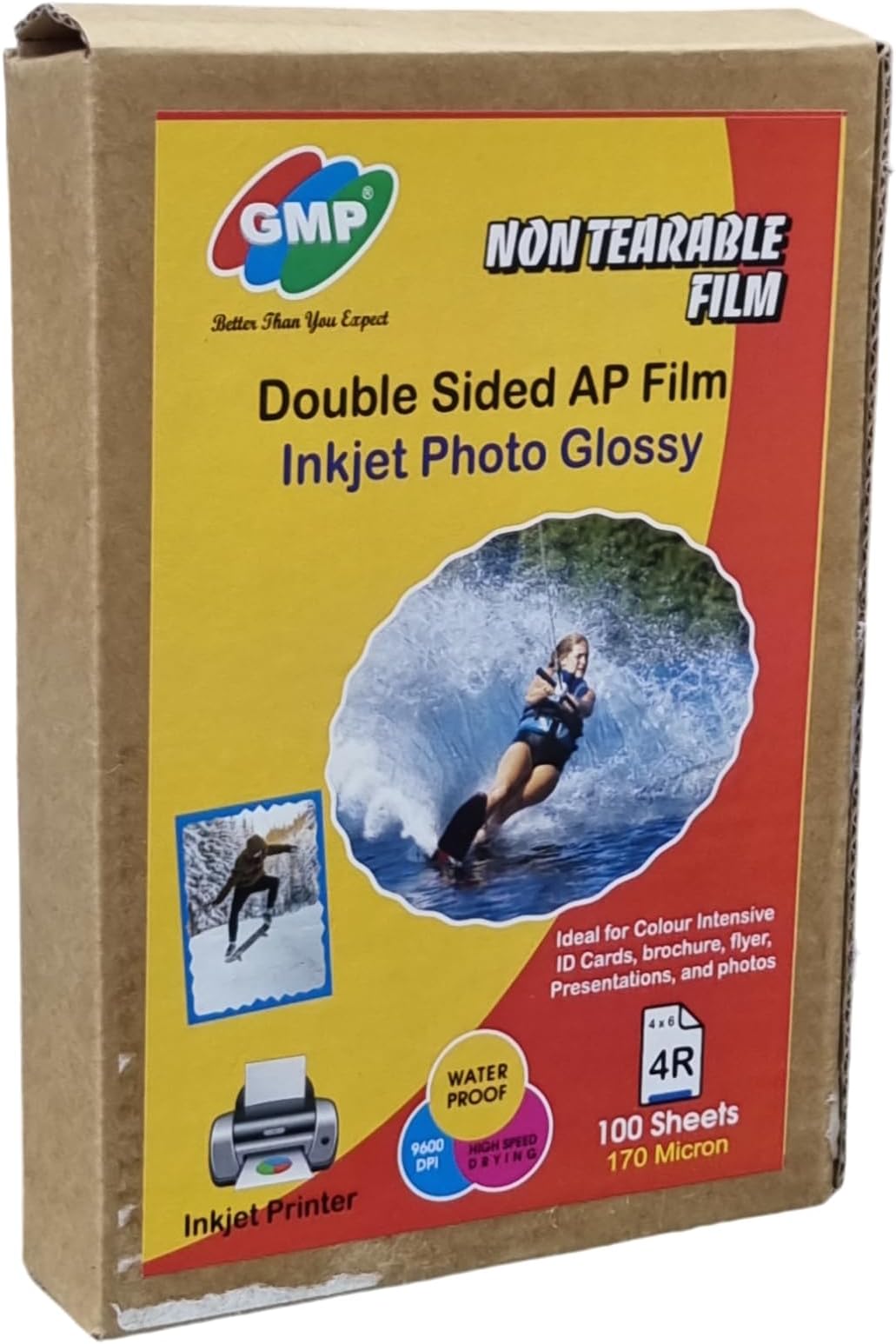 InkstaPrint-A4 Photo Glossy Non-TEARABLE Paper NTR (Both Side Coated ...