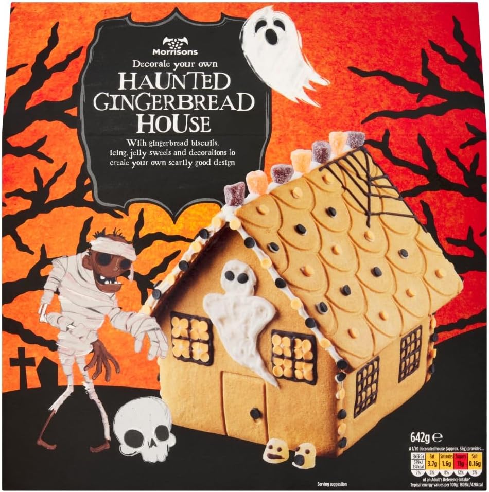 Morrisons Halloween House Gingerbread 642g : Amazon.co.uk: Grocery