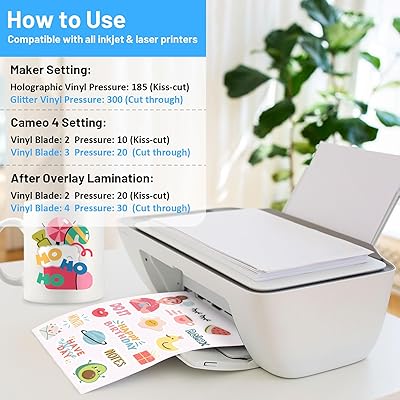 TECKWRAP Printable Vinyl Sticker Paper for Inkjet Barbados | Ubuy