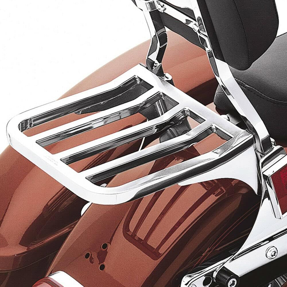 Amazon.com: Motorcycle Chrome Detachable Rear Backrest Sport Sissy Bar ...