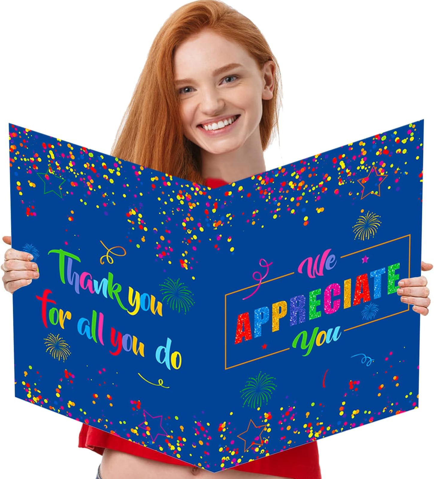 Amazon.com : Large Appreciation Cards with Envelopes,We Appreciate You ...