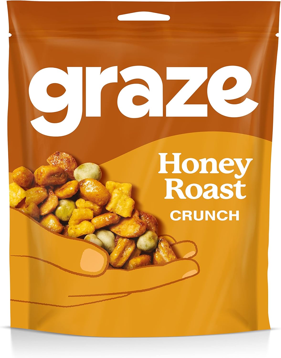 Graze Healthy Snacks - Honey Roast Crunch Mixed Sharing Snacks, 100g ...