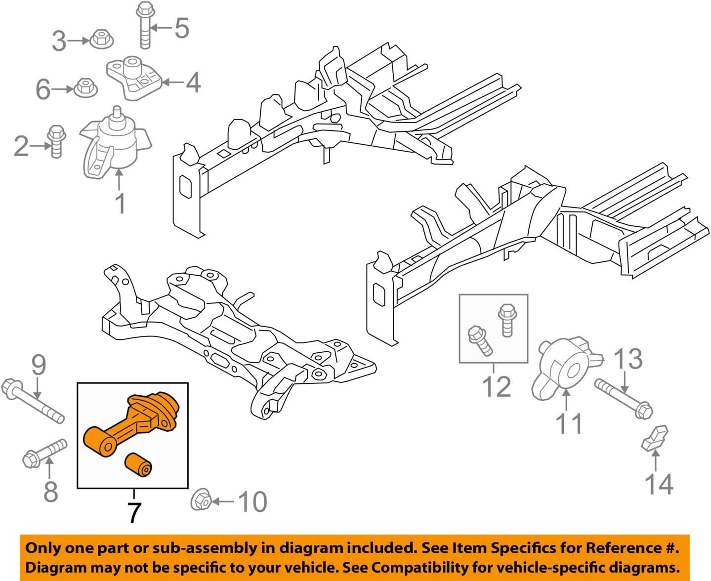 Amazon.com: Genuine Hyundai 21950-3X000 Roll Rod Bracket Assembly ...