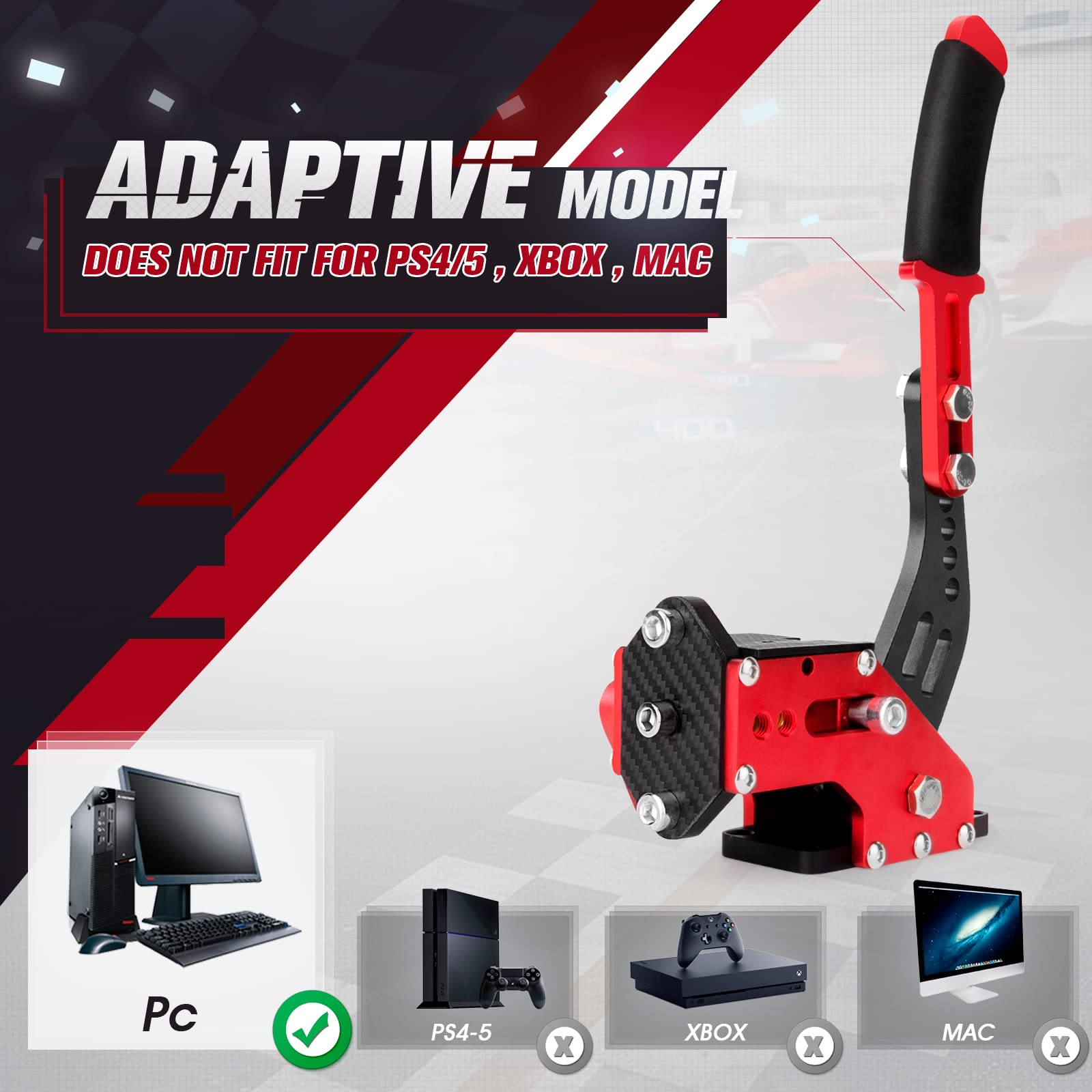 Snapklik.com : 64 Bit USB Handbrake, Upgraded PC Sim Racing Games ...