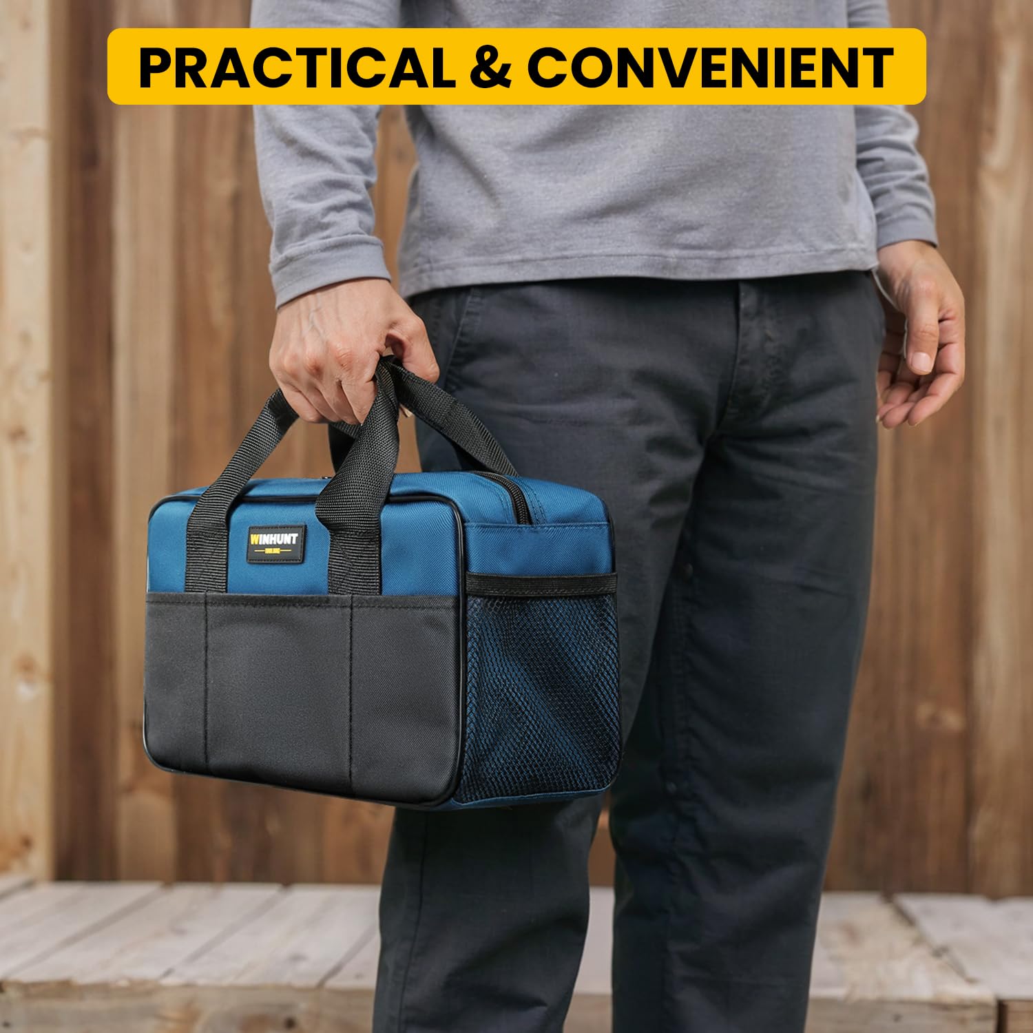 Snapklik.com : WINHUNT Tool Bag, Heavy Duty Storage Organizer