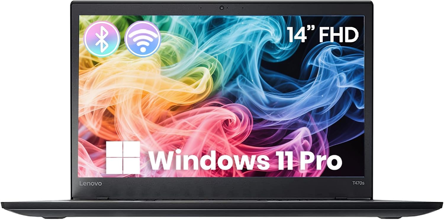 Lenovo ThinkPad T470s Business Laptop, 14" FHD (1920 x 1080), Intel ...