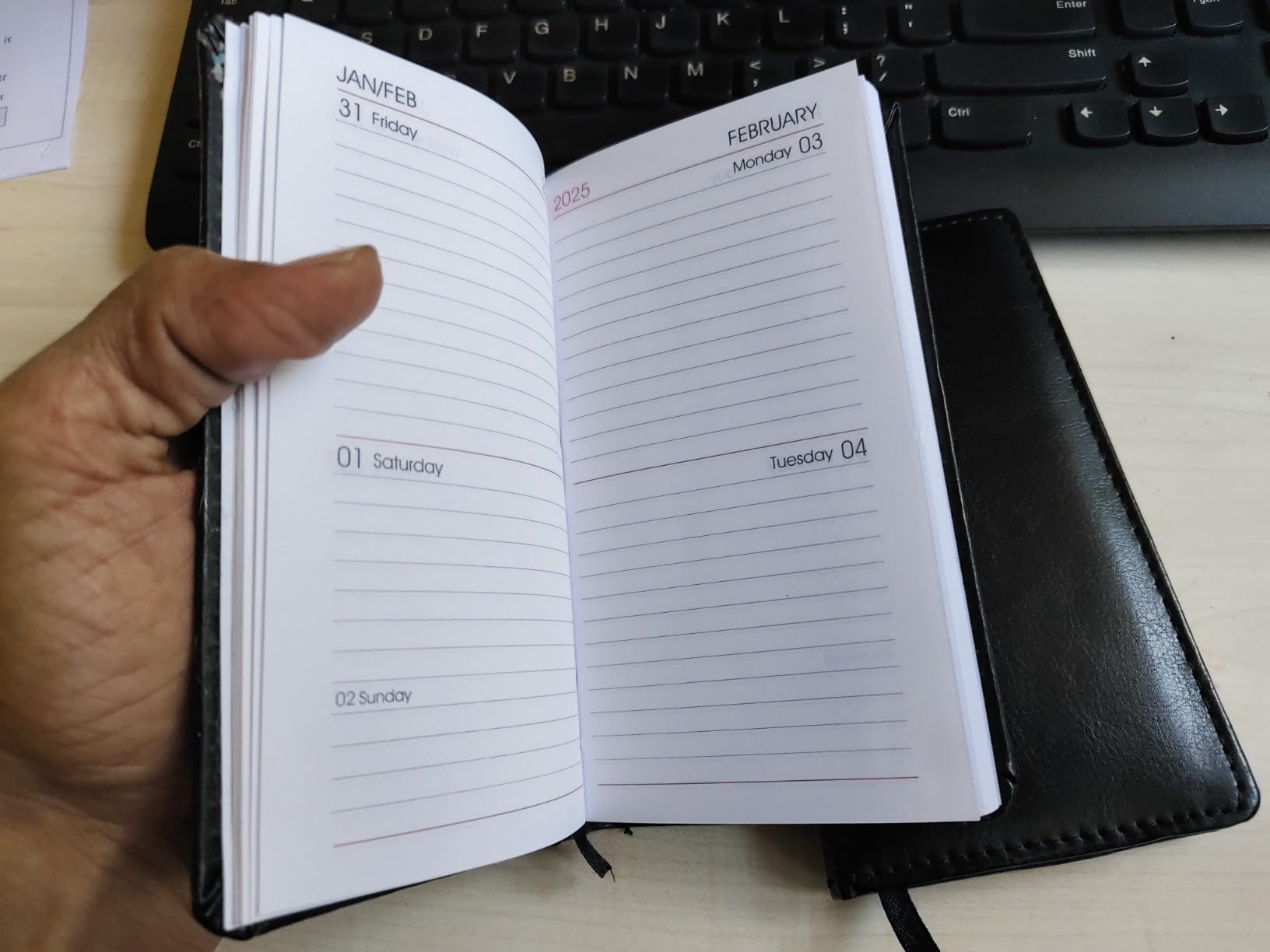 PURESTORY 2026 Pocket Diary with dates | Premium PU Leather 2026 Diary ...