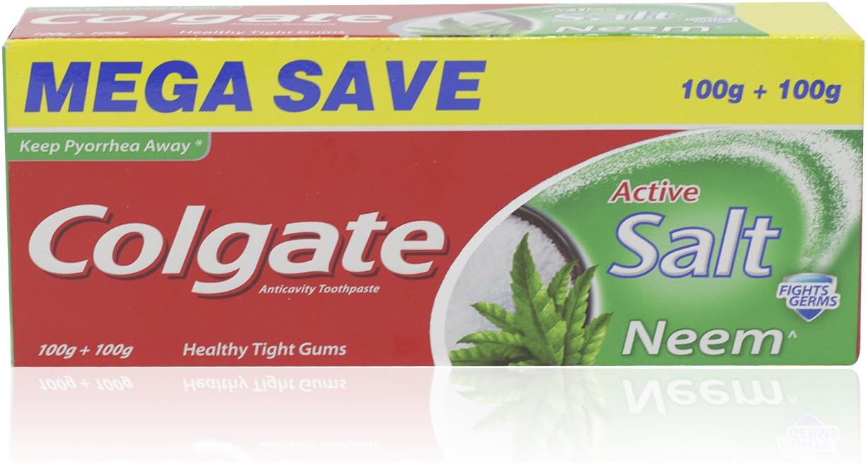 Buy Colgate Toothpaste - Neem Active Salt, 2x100g Box Online at Low ...