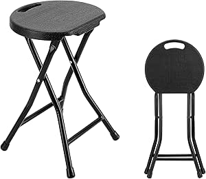 Amazon.com: EDEBIBY Portable Folding Stool 2PCS Heavy Duty Fold up ...