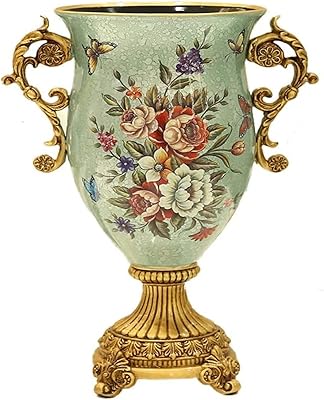 Amazon.com: European-style Retro Resin Large Flower Vases for Living ...
