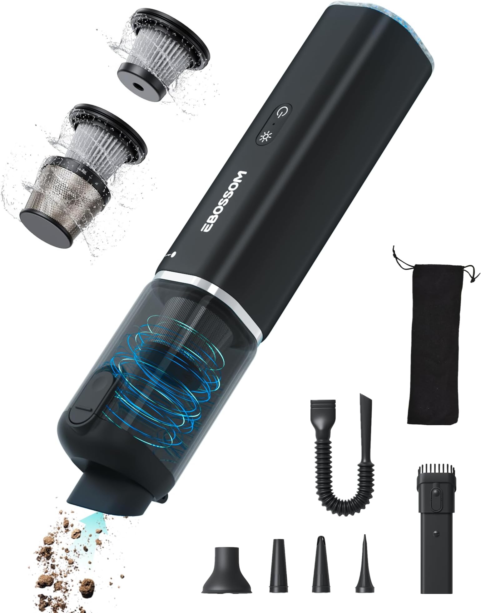 Amazon.com - Fanttik V8 Apex Car Vacuum, 4-in-1 Portable Mini Cordless ...