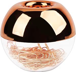 Amazon.com: GlobleGarden Paper Clips Holder, Magnetic Lid Acrylic Paper ...