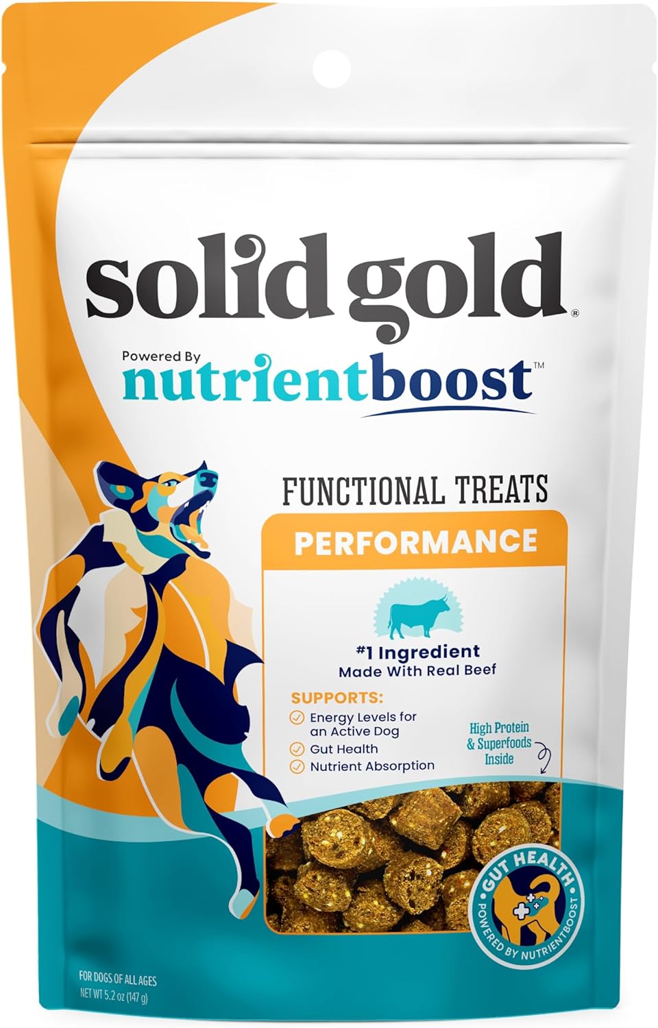 Amazon.com : Solid Gold Healthy Dog Treats - Functional Dog Treats for Training + Performance ...