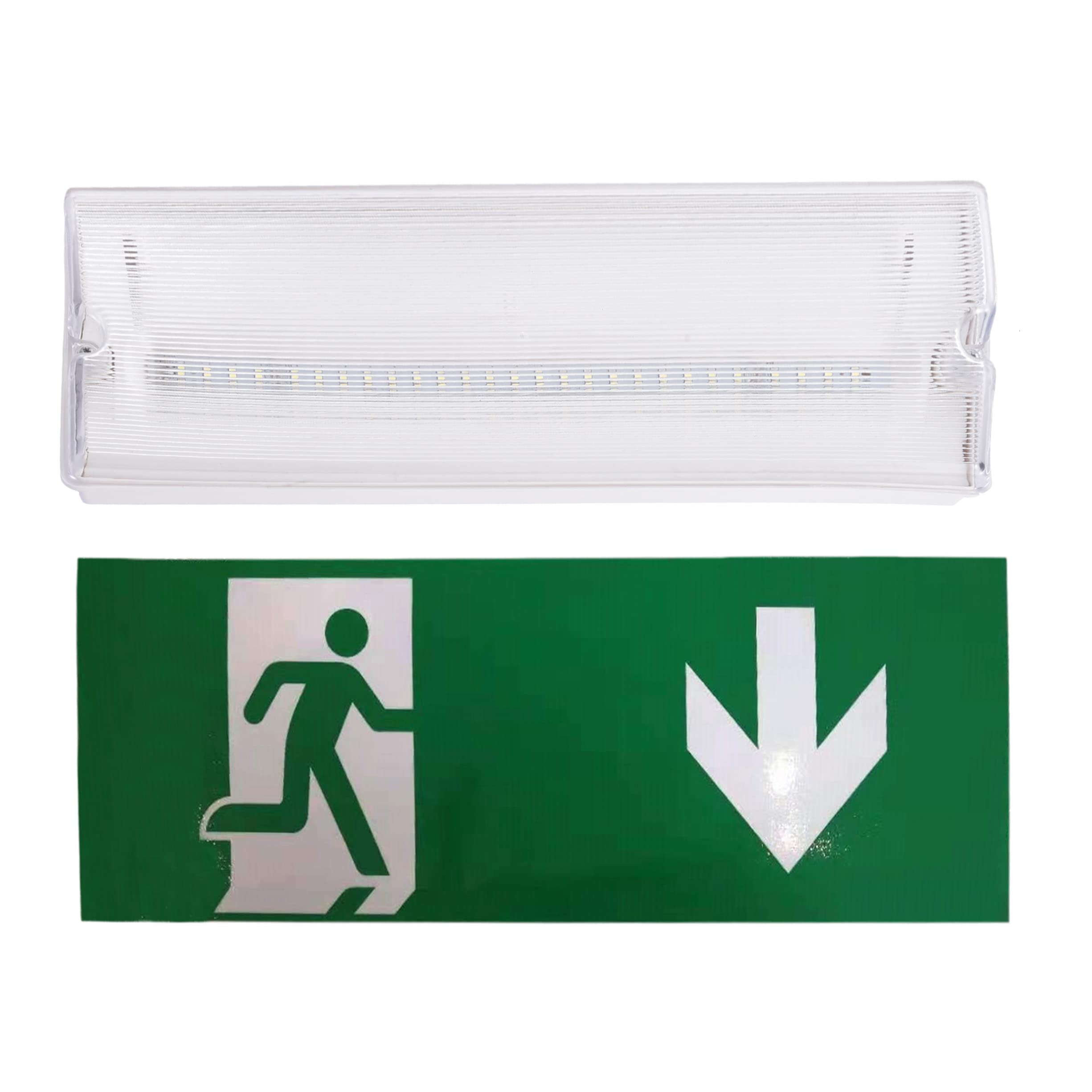 Buy LQ-MAOZI Slimline LED emergency light 3W Emergency Non-Maintained ...