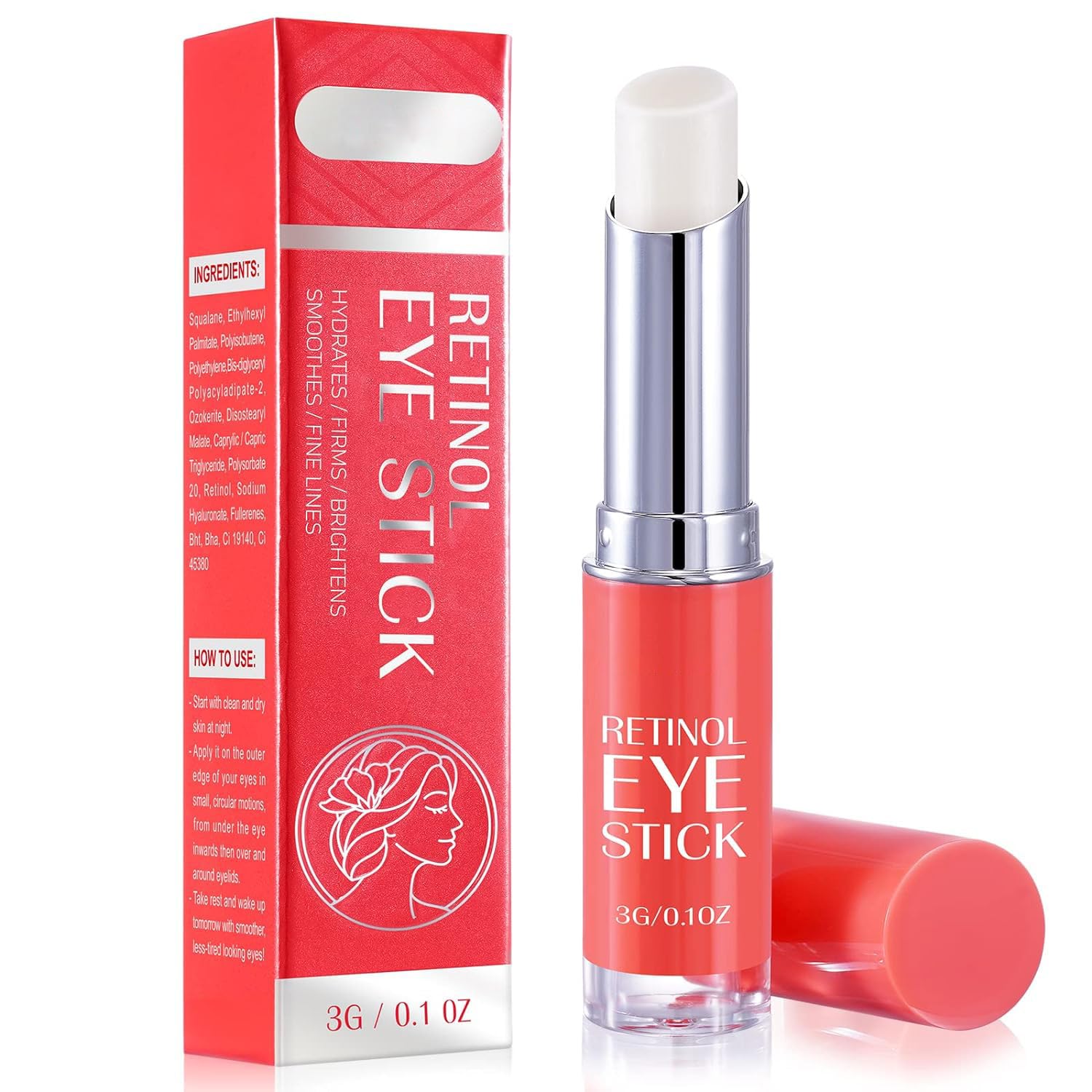 Amazon.com: Retinol Eye Stick For Women, Eye Balm Stick for Dark ...