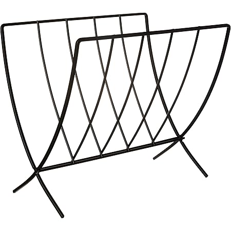 Amazon.com: mDesign Steel Magazine Holder Storage Organizer Bin - for ...